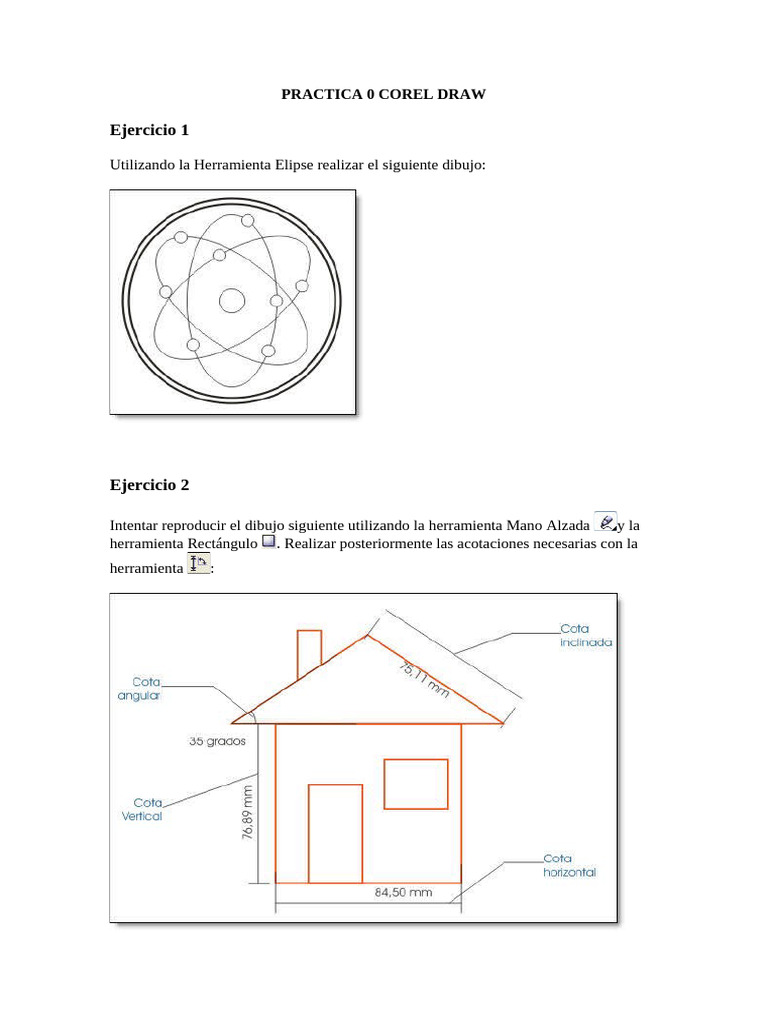 Practica 1 Corel Draw | PDF