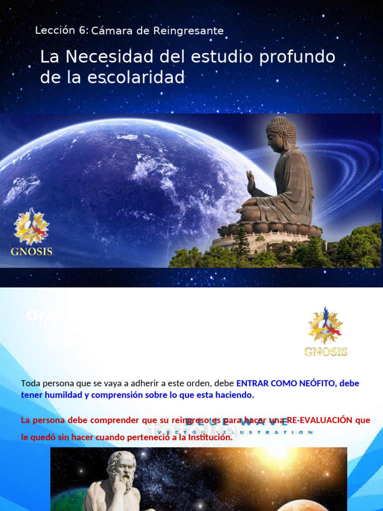 Lección 6 Necesidad Del Estudio Profundo de La Escolaridad | PDF