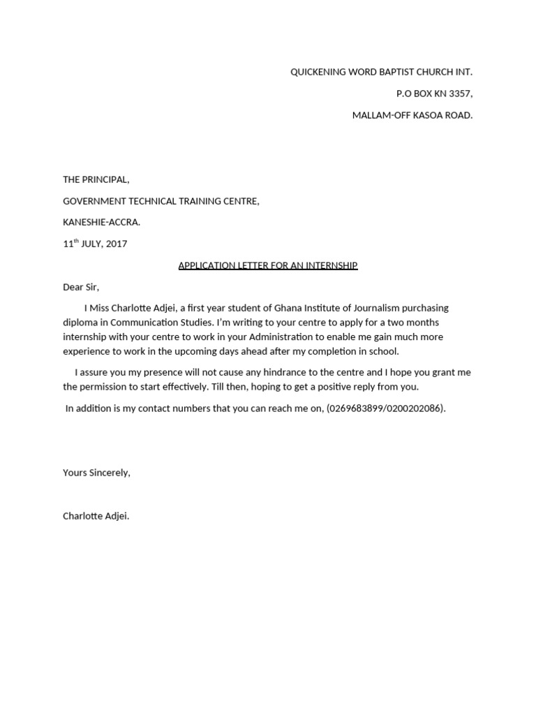 Attachment Letter | PDF