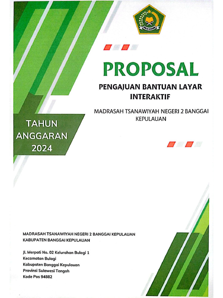 Proposal Layar Interaktif | PDF