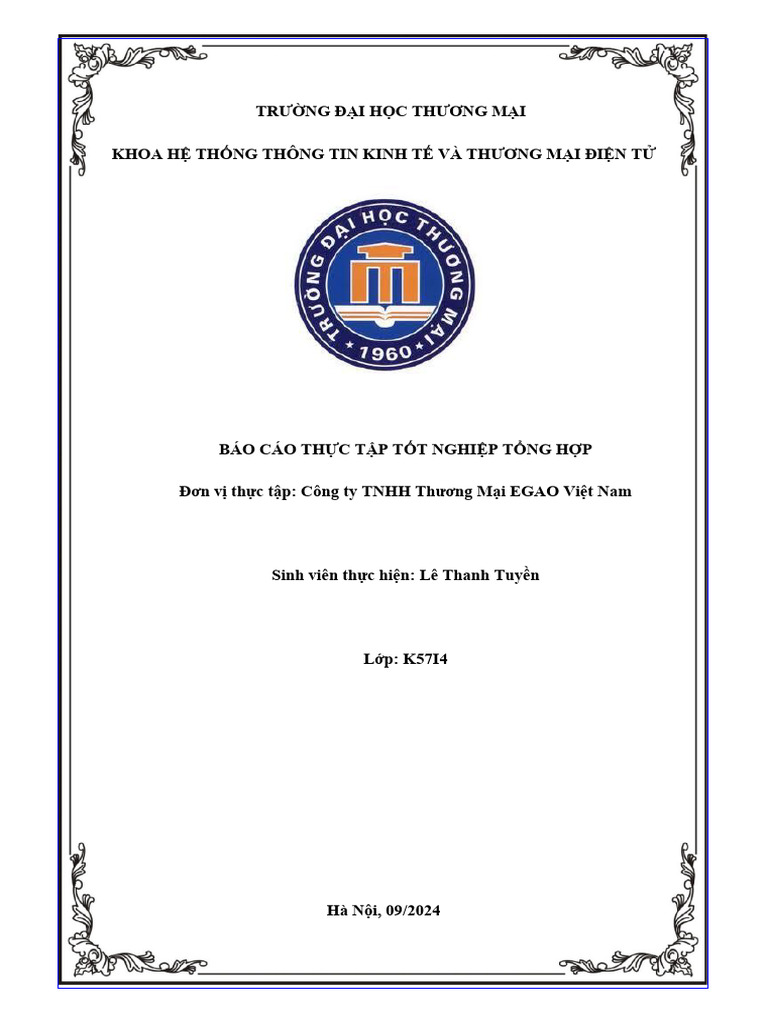 LÃ Thanh Tuyá N - BCTT | PDF