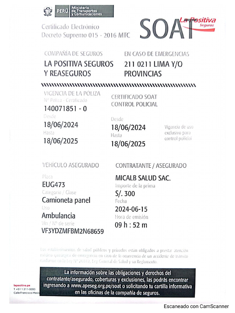 Seguro Vehicular Premium MAPFRE 2024 | PDF | Póliza de seguros | Seguro