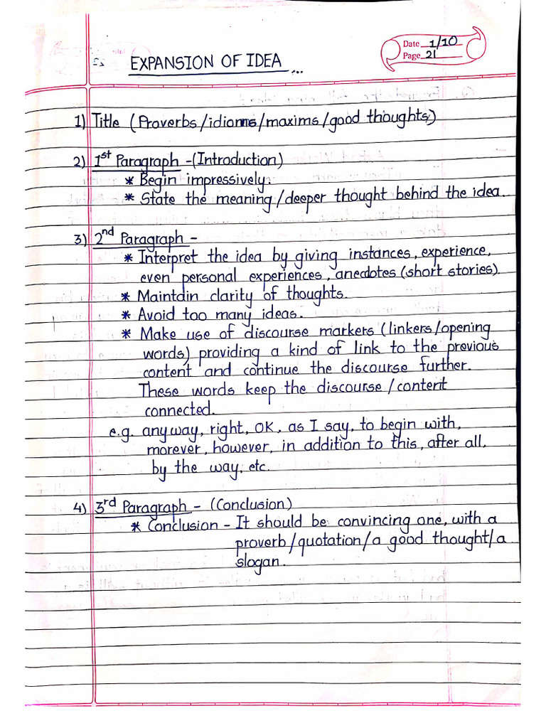 Expansion of Idea | PDF