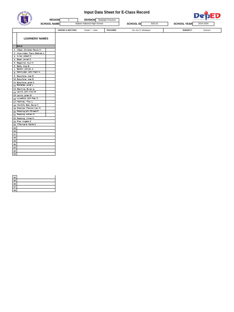 Grade 7 - Aster | PDF