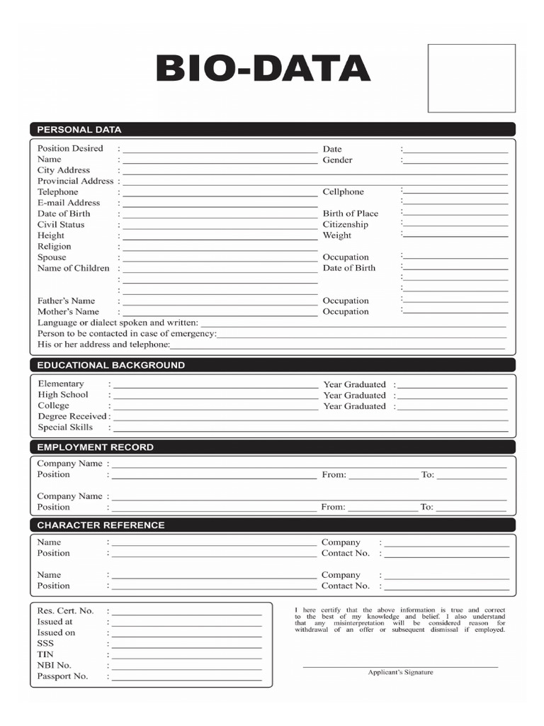 Bio | PDF
