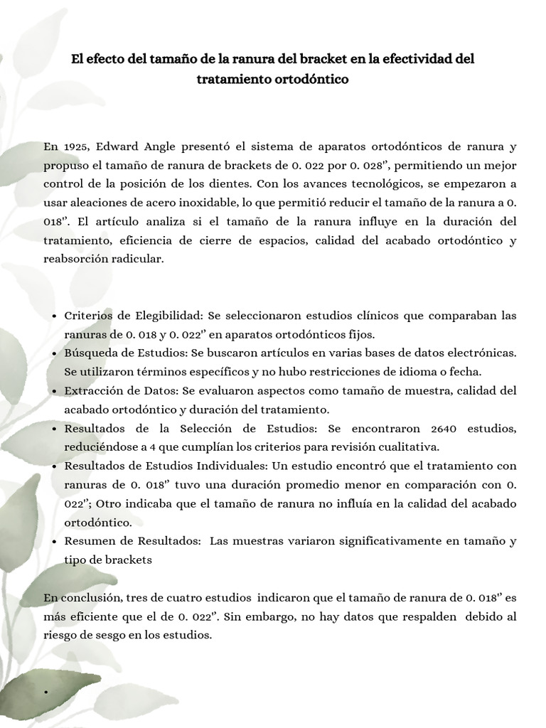 Resumen Efecto Del Tam de BKT | PDF