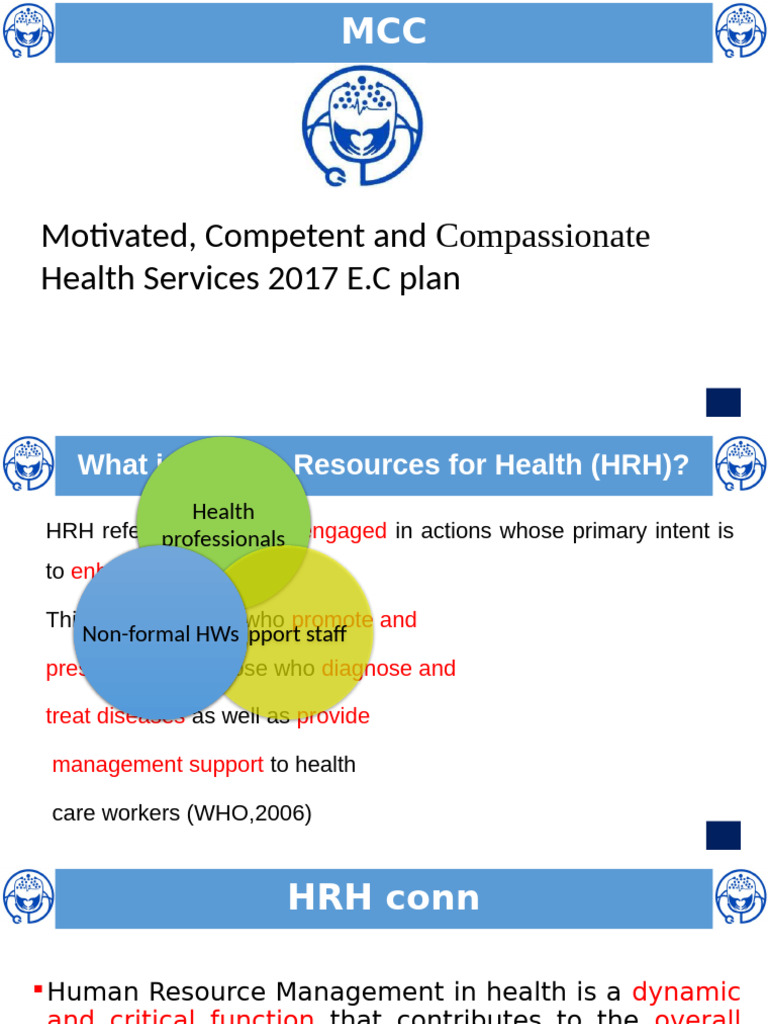MCC plan | PDF | Health Human Resources | Health Care