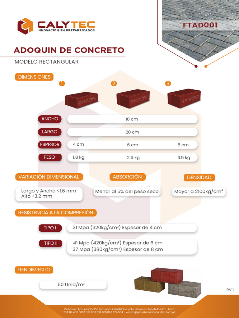 Adoquines de Concreto Innovadores | PDF