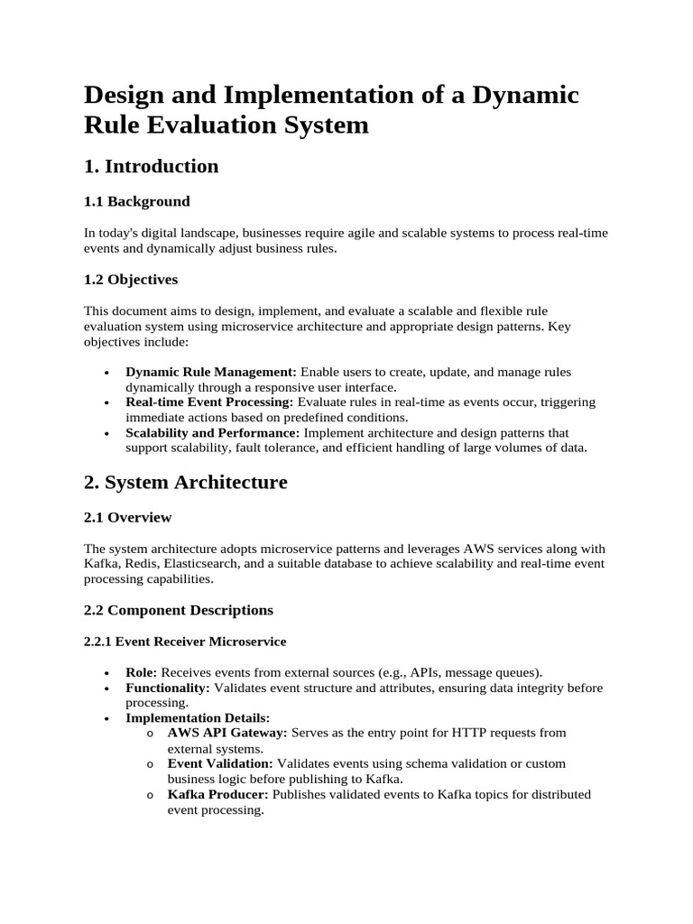 Design and Implementation of A Dynamic Rule Evaluation System | PDF | Database Index | Databases
