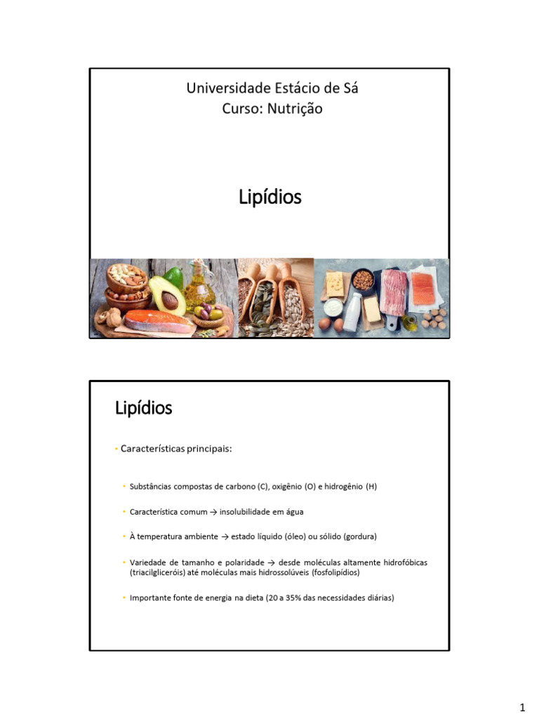 Lip_dios-NUTRI__O_HUMANA | PDF | Lipídio | Colesterol