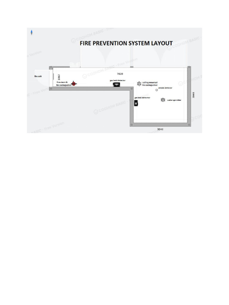 Fire Prevention System Layout | PDF