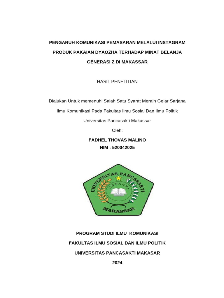 DOC-skripsi - Docx RARu | PDF