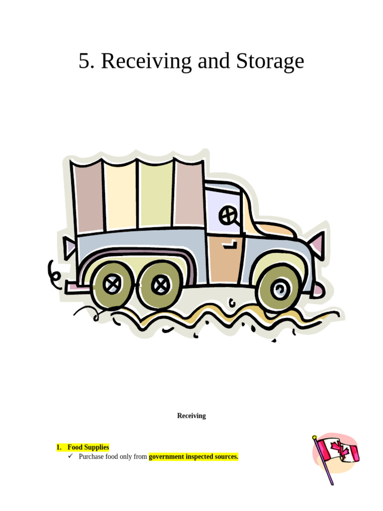 Hospitality Unit 5 Worksheet | PDF | Food Storage | Refrigerator