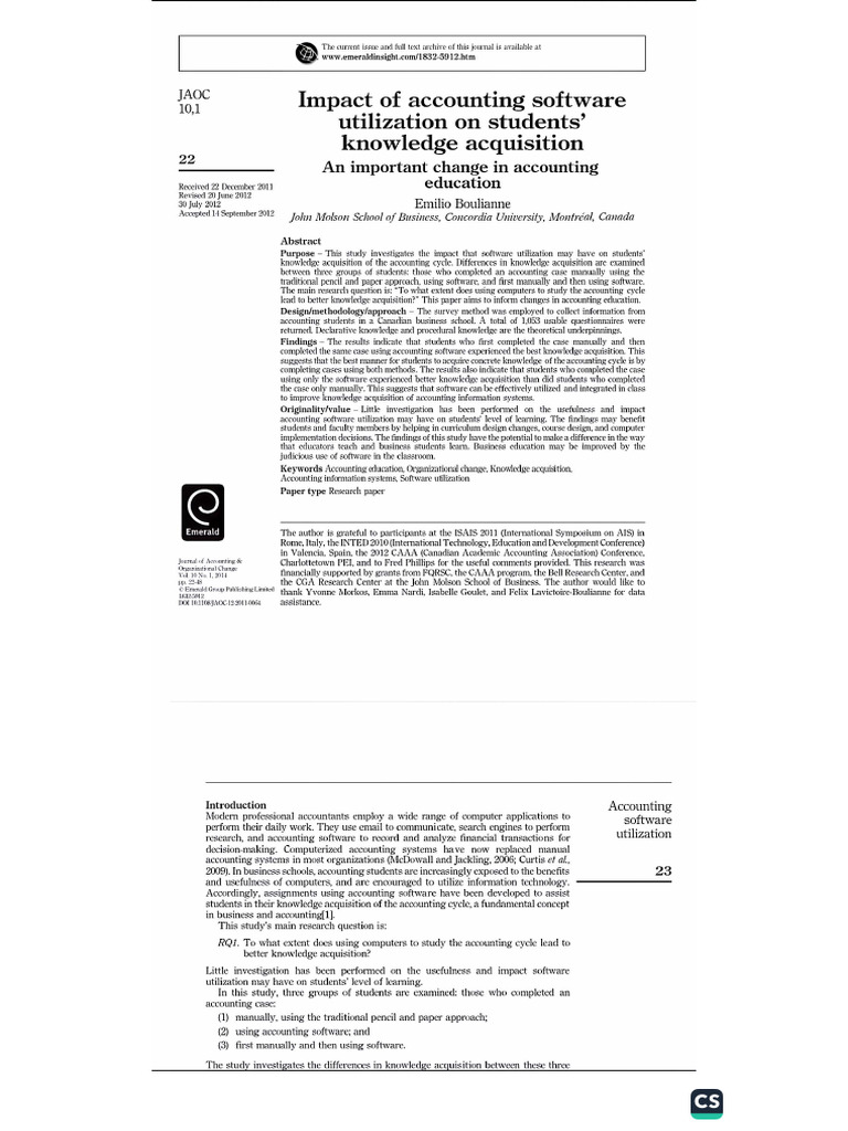 Accounting Software | PDF