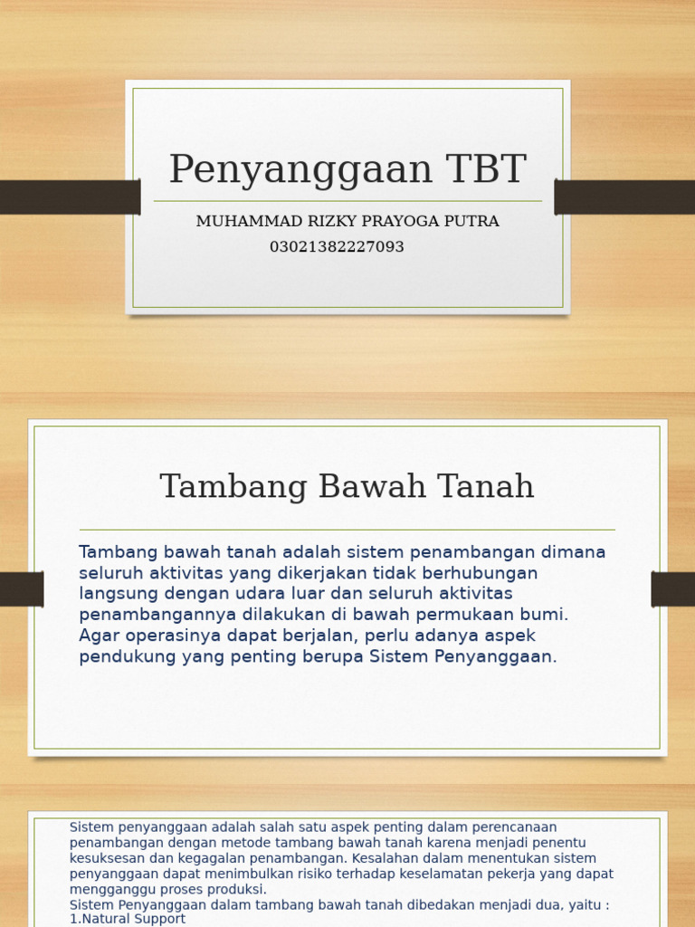 Penyanggaan TBT | PDF