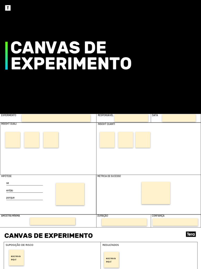 Canvas de Experimento _ TERA | PDF
