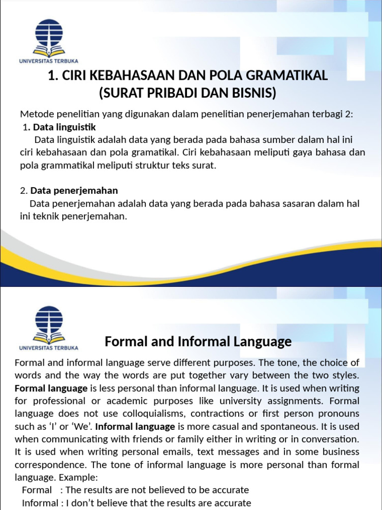 PPT Inisiasi 1 | PDF | Pronoun | Noun