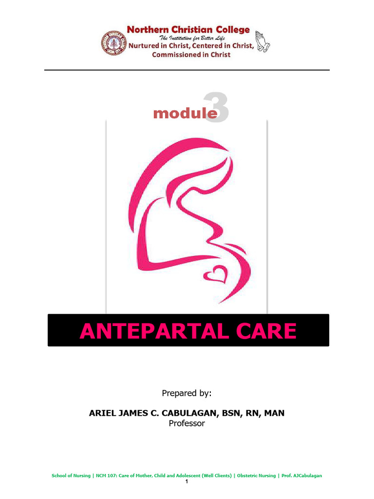 NCM-107-OB-MODULE-WEEK-7-10 | PDF | Luteinizing Hormone | Menstrual Cycle