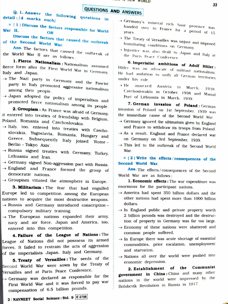 Ss digest std 10 | PDF | World War II | Nazi Germany