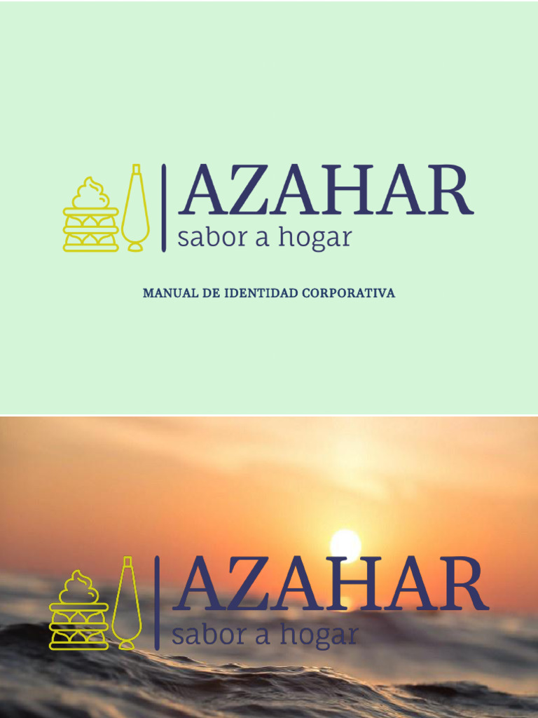 Manual de Identidad Corporativa AZAHAR | PDF | Tipografía | Marca