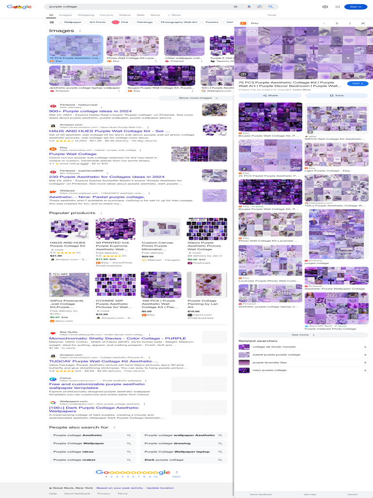 Purple Collage - Google Search | PDF | Collage