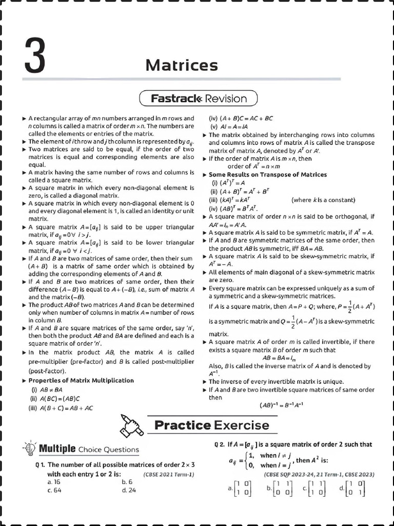 matrices | PDF