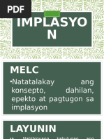 4a's Lesson Plan Implasyon | PDF