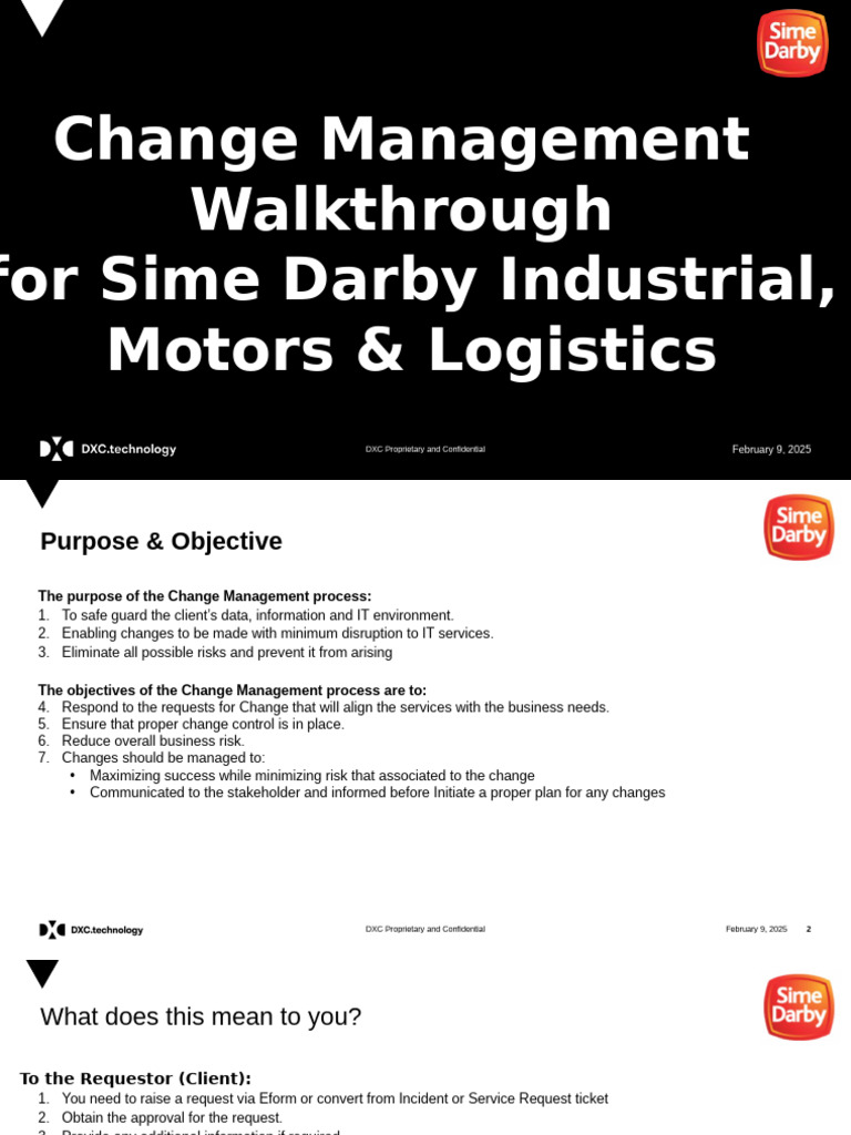 Change Management Process Overview | PDF | Risk | Computing