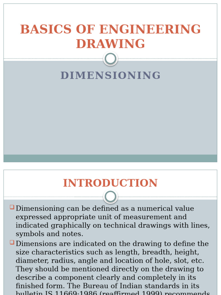 Basics of Engineering Dimensioning | PDF | Angle | Curve