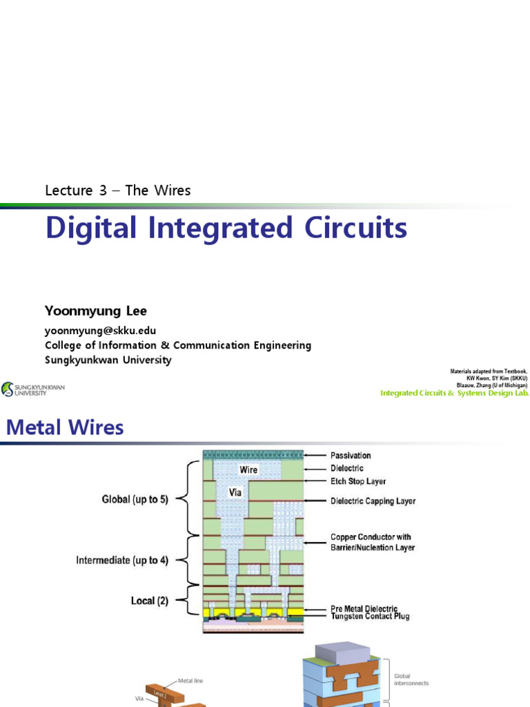 Wire Capacitance in Integrated Circuits | PDF | Electrical Network ...