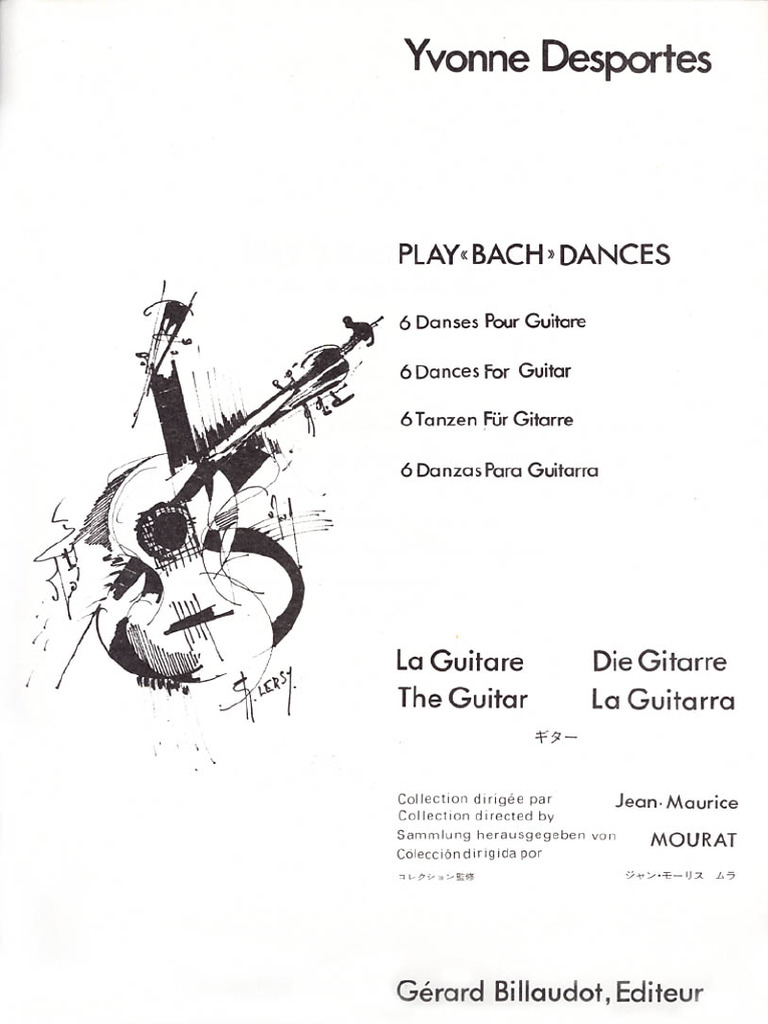 Yvonne Desportes - Play Bach Dances | PDF