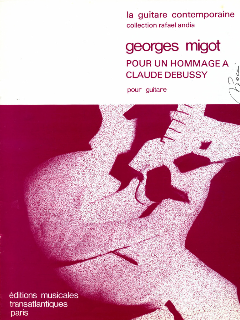 Migot - Pour Un Hommage A Claude Debussy | PDF