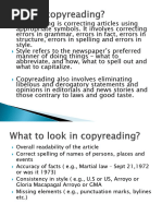 Printer's Direction Slugline: Headline | PDF | Newspapers | Journalism