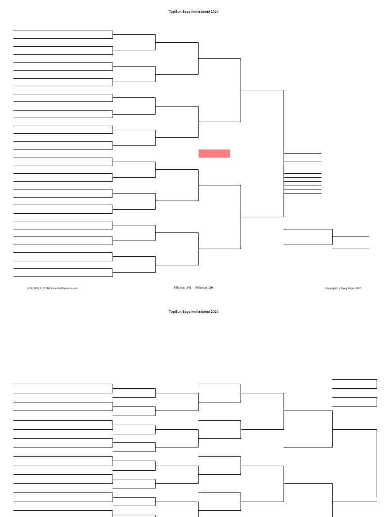 Top Gun Boys 2024 Brackets | PDF