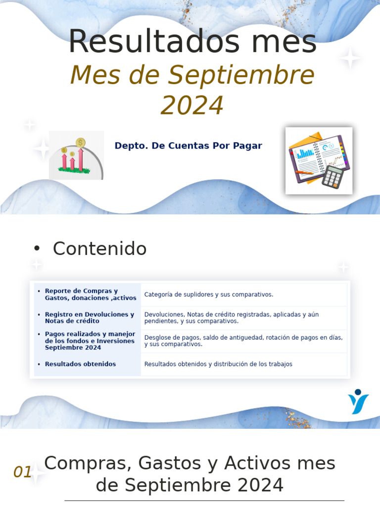 CUENTAS POR PAGAR SEPTIEMBRE 2024 | PDF | Economias | Dinero