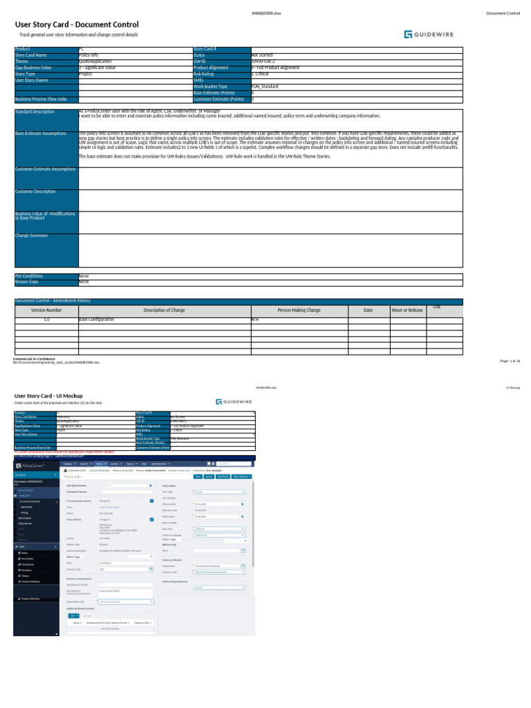 User Story Card Exercise | PDF | Scope (Computer Science) | Computing