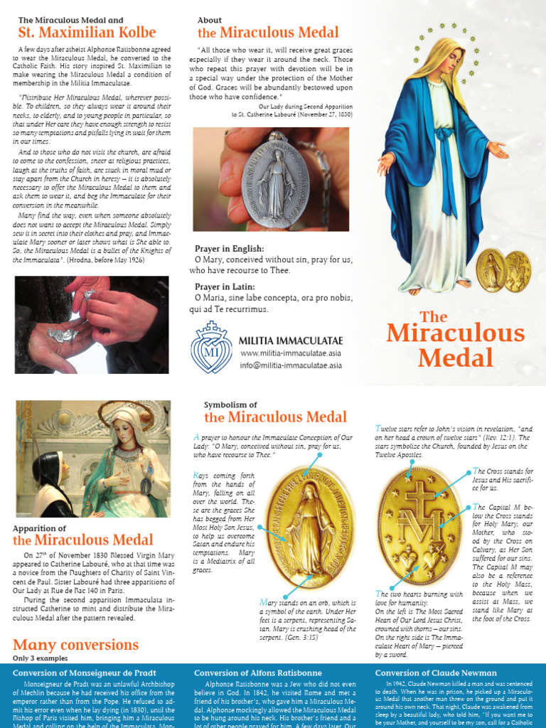 miraculous_medal | PDF | Mary, Mother Of Jesus | Catholic Church