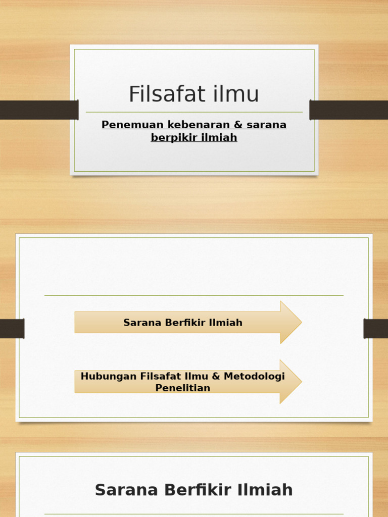 Sarana Berpikir Ilmiah Pdf