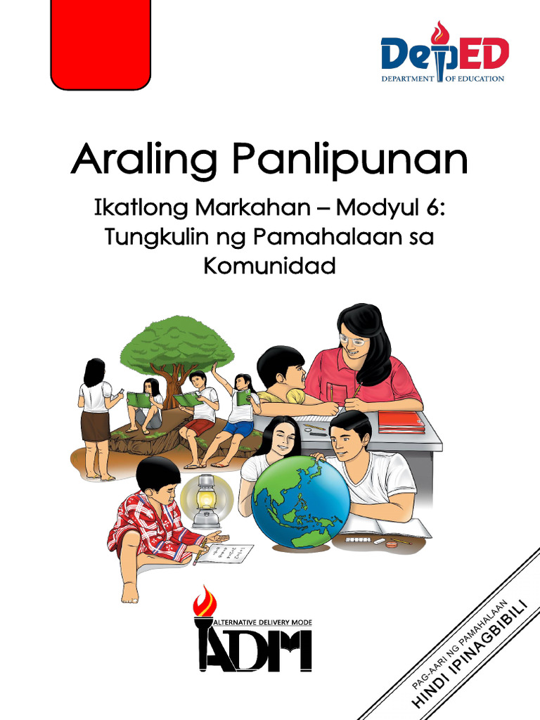 AP2_Q3_M6 Tungkulin Ng Pamahalaan Sa Komunidad FINAL COPY (1) | PDF