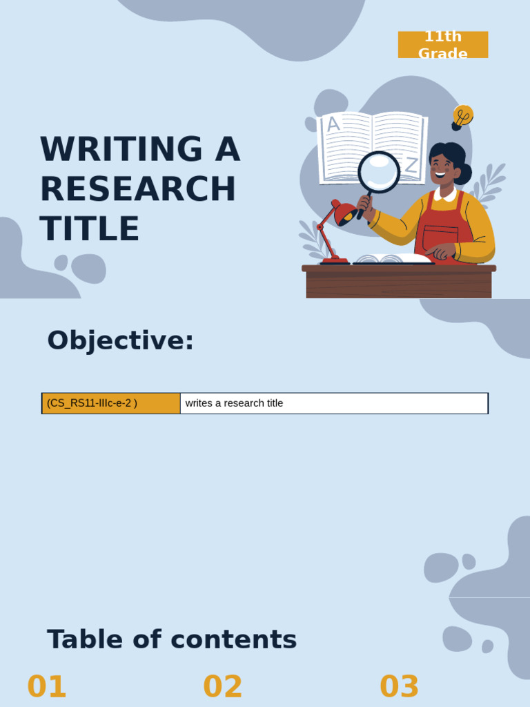 Writing a Research Title | PDF | Cognition