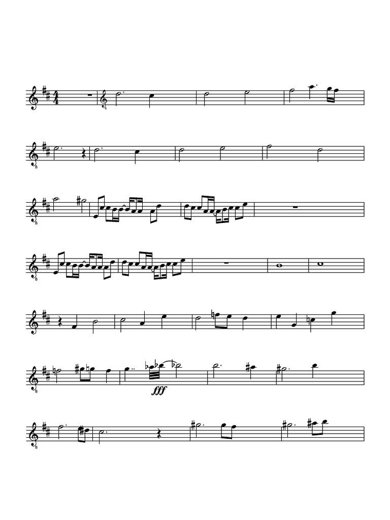 Baba Yetu Trumpet BB | PDF