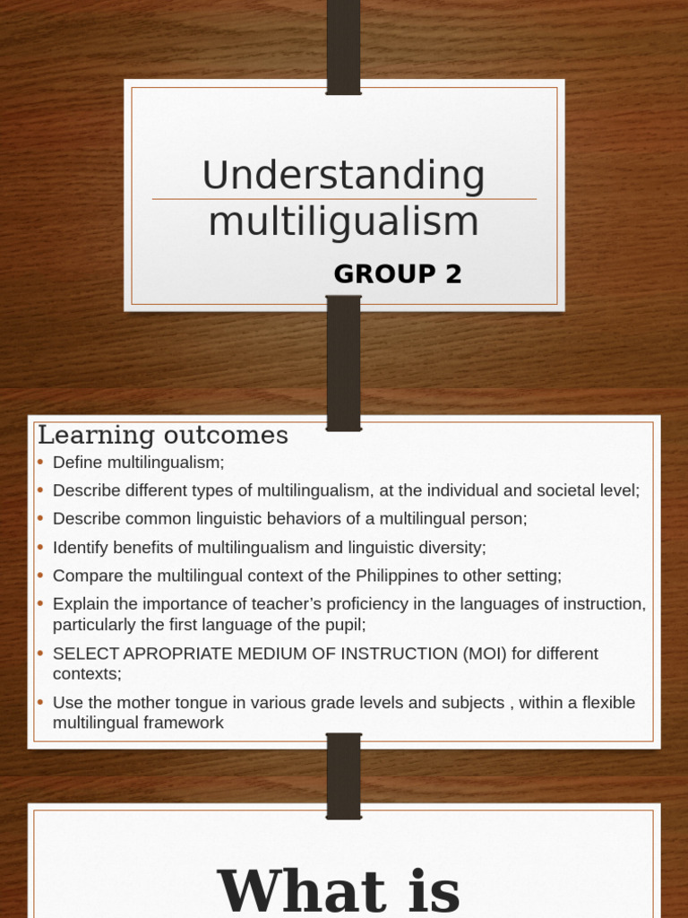 Exploring Multilingualism Concepts | PDF | Multilingualism | Language Acquisition