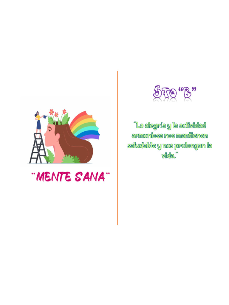 Mente Sana | PDF | Mente | Salud mental
