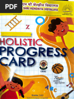 Holistic Progress Card Template | PDF | Literacy | Fluency