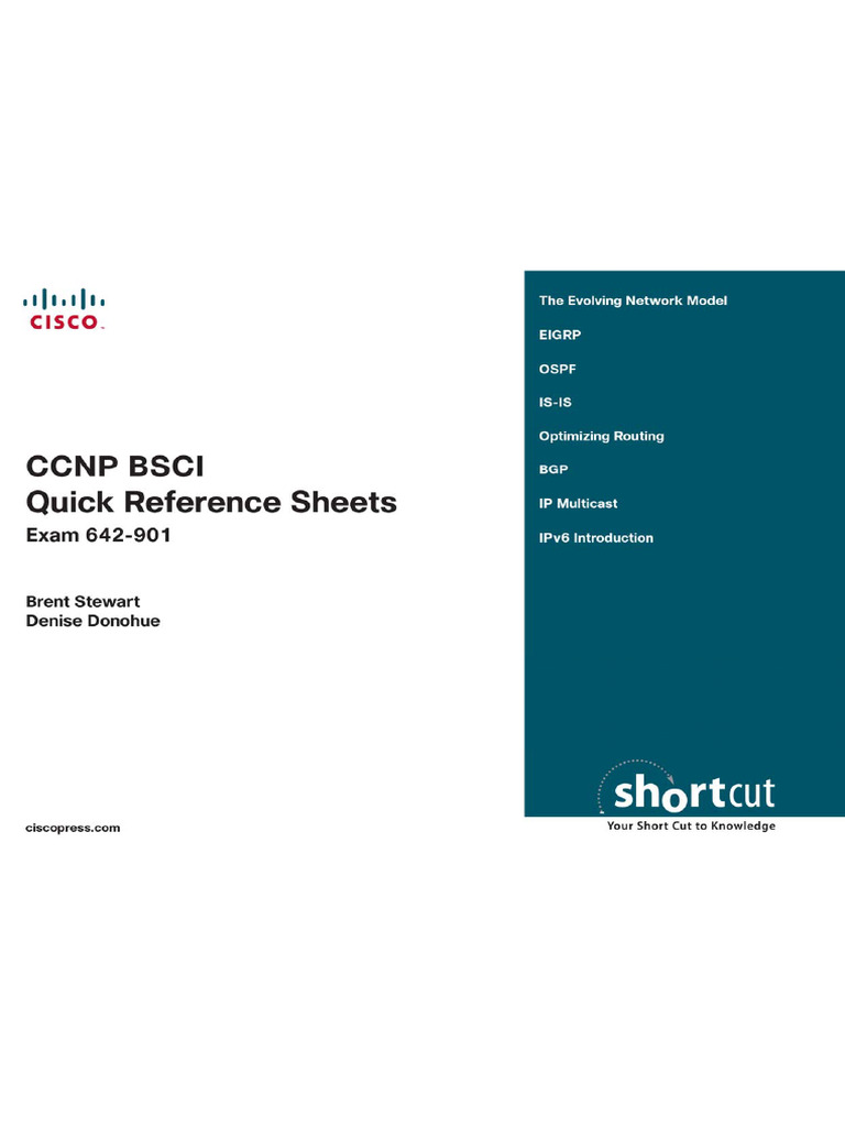 CCNP - Bsci.quick - Reference.sheets - Exam.642901 Geekboy - Ir | PDF