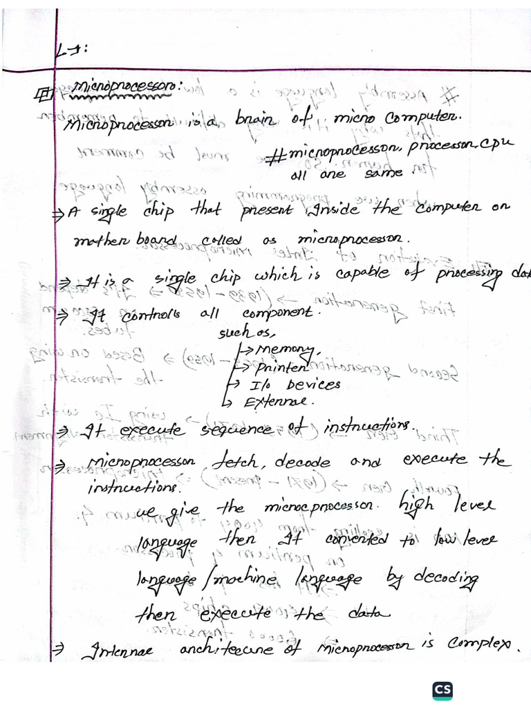 Microprocessor Part-1 by MDRK | PDF