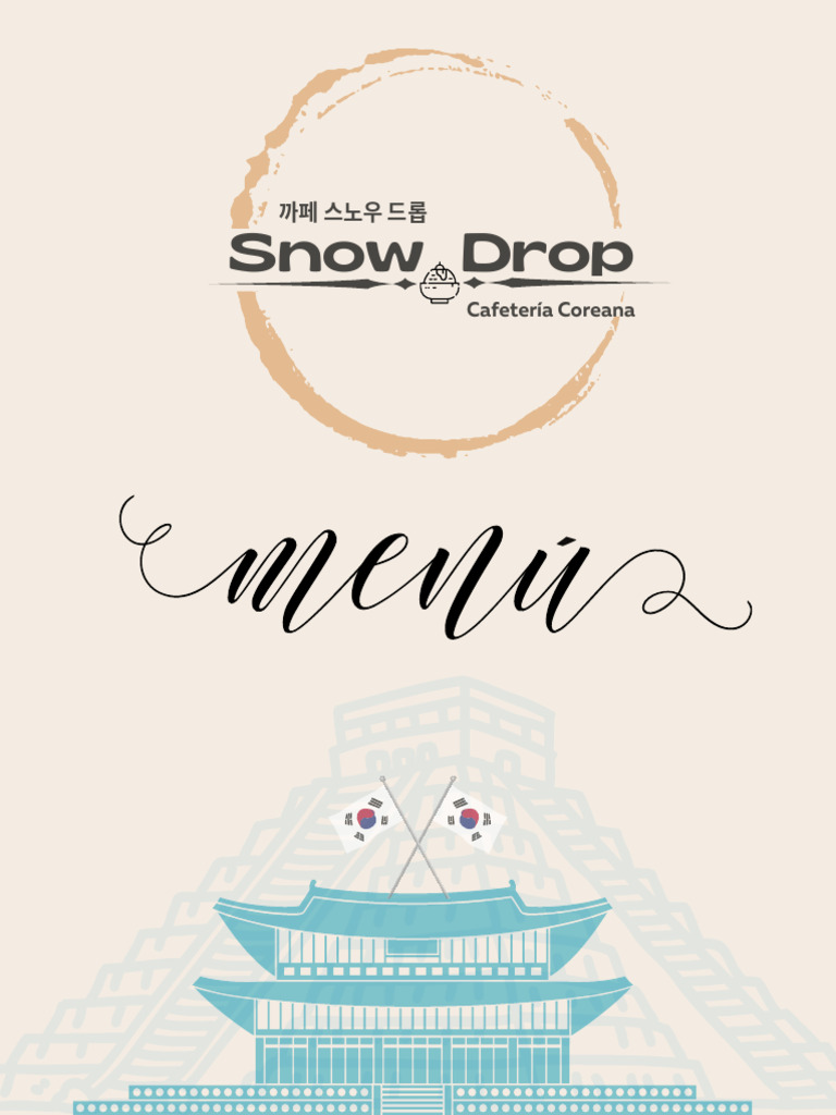 Menu Snowdrop 2024 | PDF