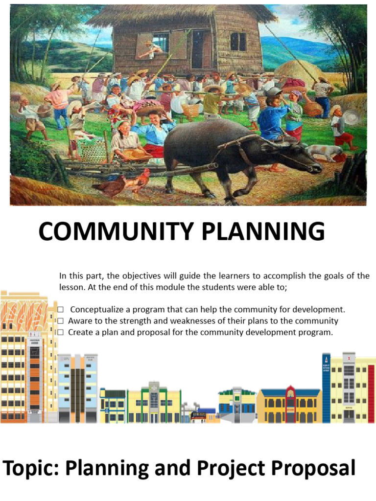 Community Development Planning Guide | PDF | Goal | Goal Setting