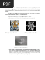 Patterns in Nature: Types and Examples | PDF | Pattern | Physics