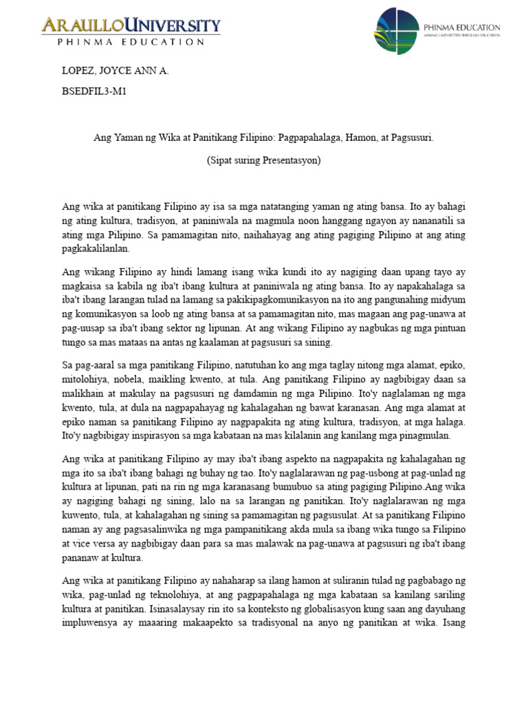 Sipat Suring Papel | PDF